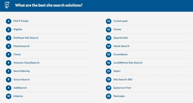 FACT-Finder Takes Home Best Site Search Solution 2020 Award ...